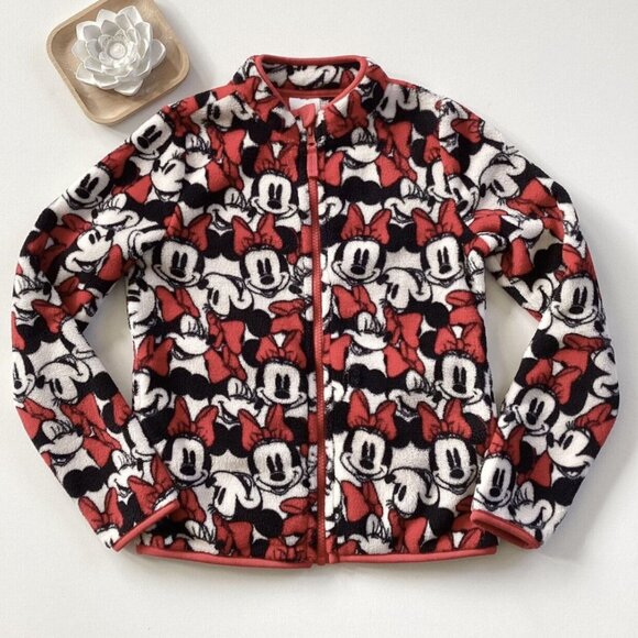 Disney | Jackets & Coats | Minnie Mouse Fleece Jacket | Poshmark